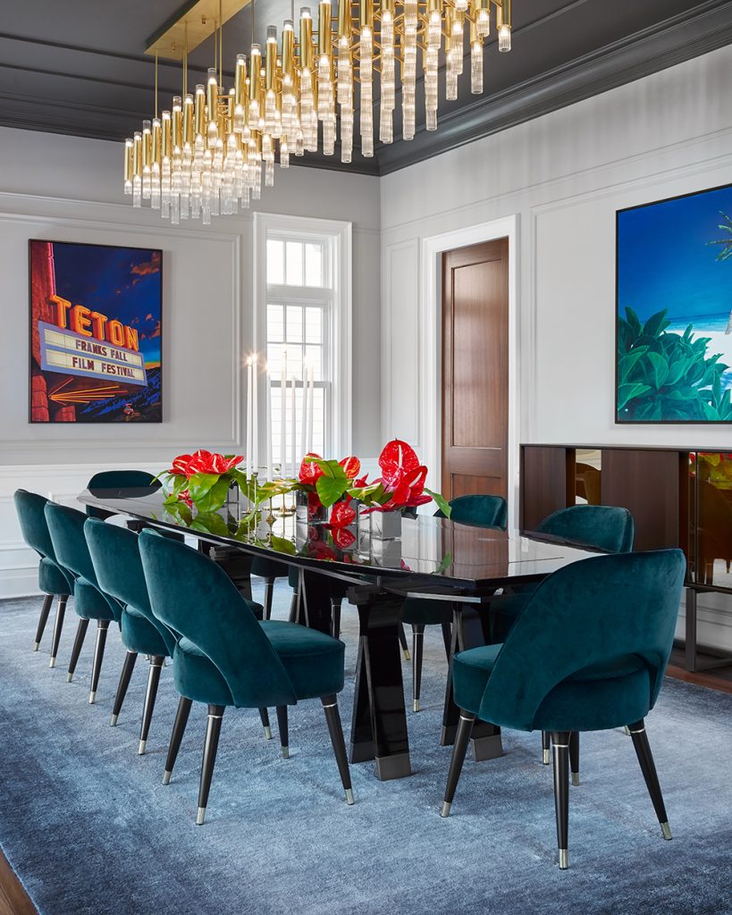 A TOUCH OF AZURE WITH COLLINS DINING CHAIR – Room by Room